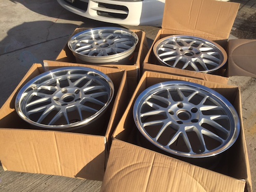 Three curbed rims repaired at wheeltek.ca